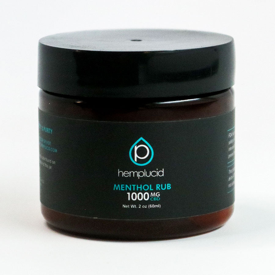 Hemp Isolate Muscle Rub with Menthol – Lucid Naturals